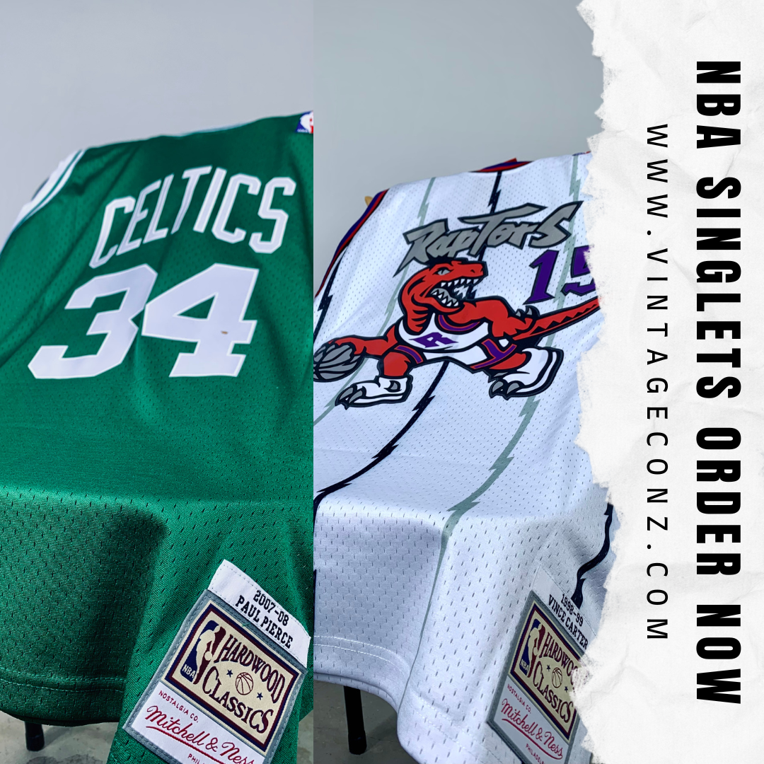 NBA HARDWOOD CLASSIC SINGLETS / JERSEYS – vintageconz